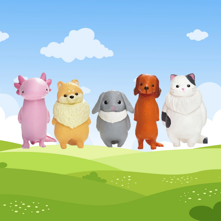 Blank Stare Animals Blind Box – DeckaDice