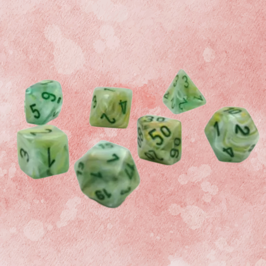 D7-Die Set Dice Mini-Polyhedral – DeckaDice
